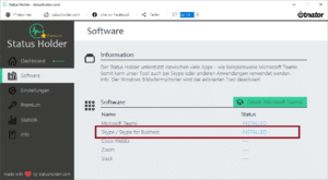 Online in Skype: Dauerhaft mit 2 Schritten! - Status Holder